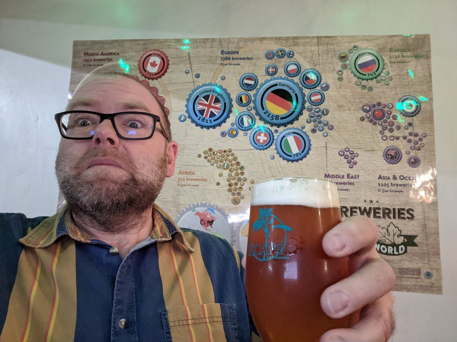 Breweries of the world – Mappery