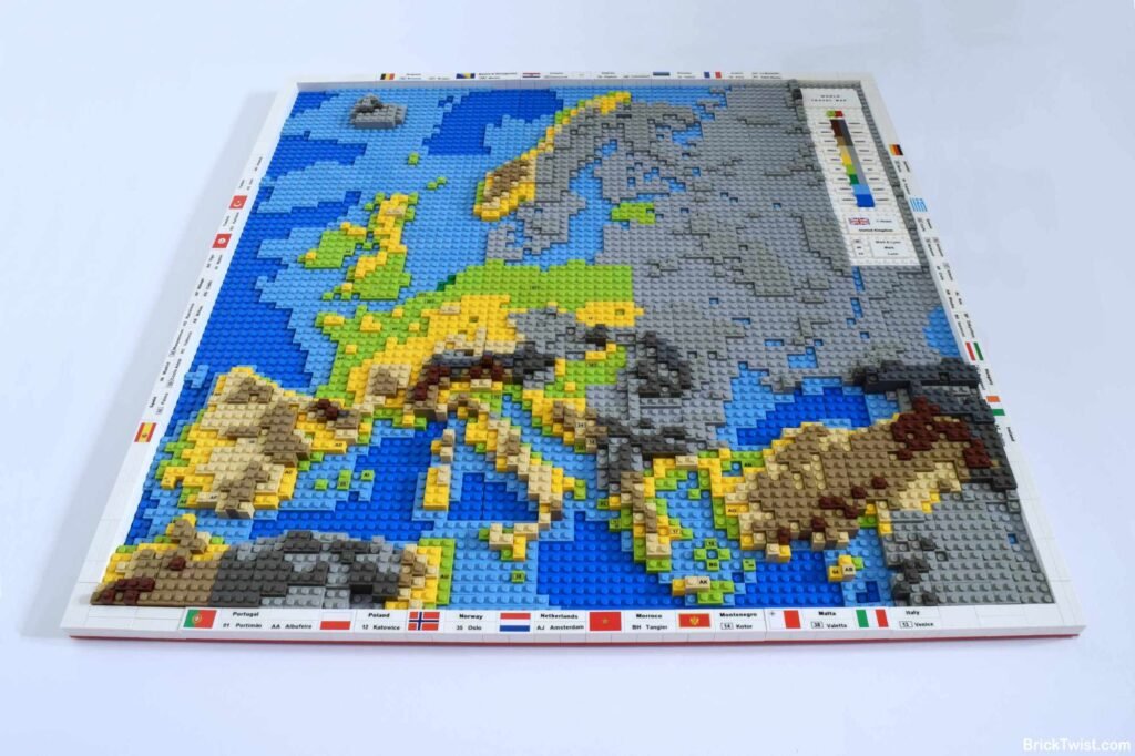 LEGO map: exploring Europe – Mappery