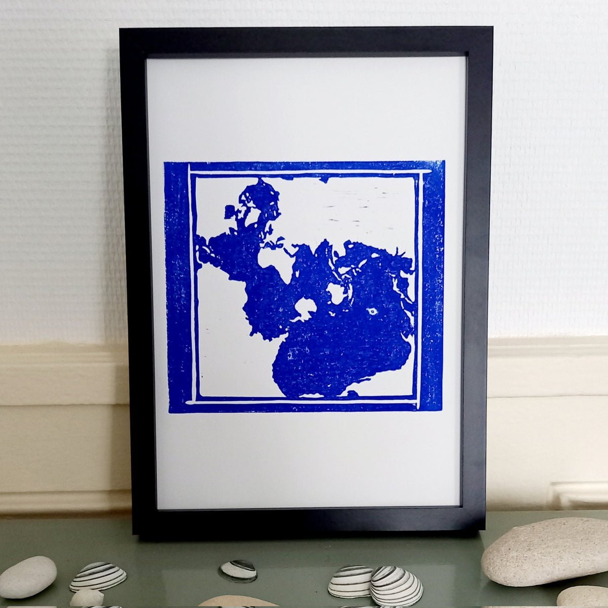 Linocut by Anne-L – Mappery