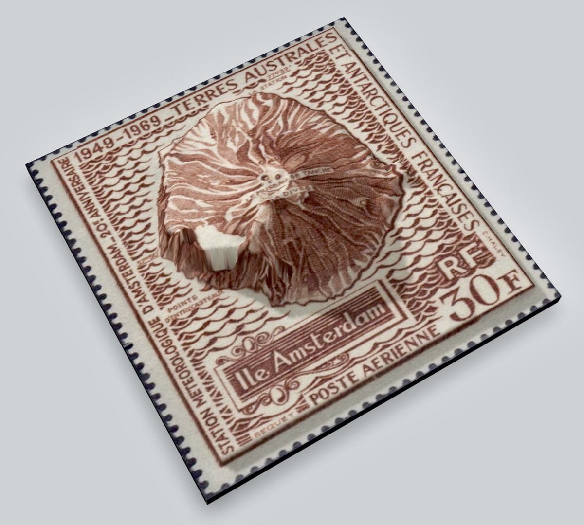 3D Volcano Stamp – Mappery