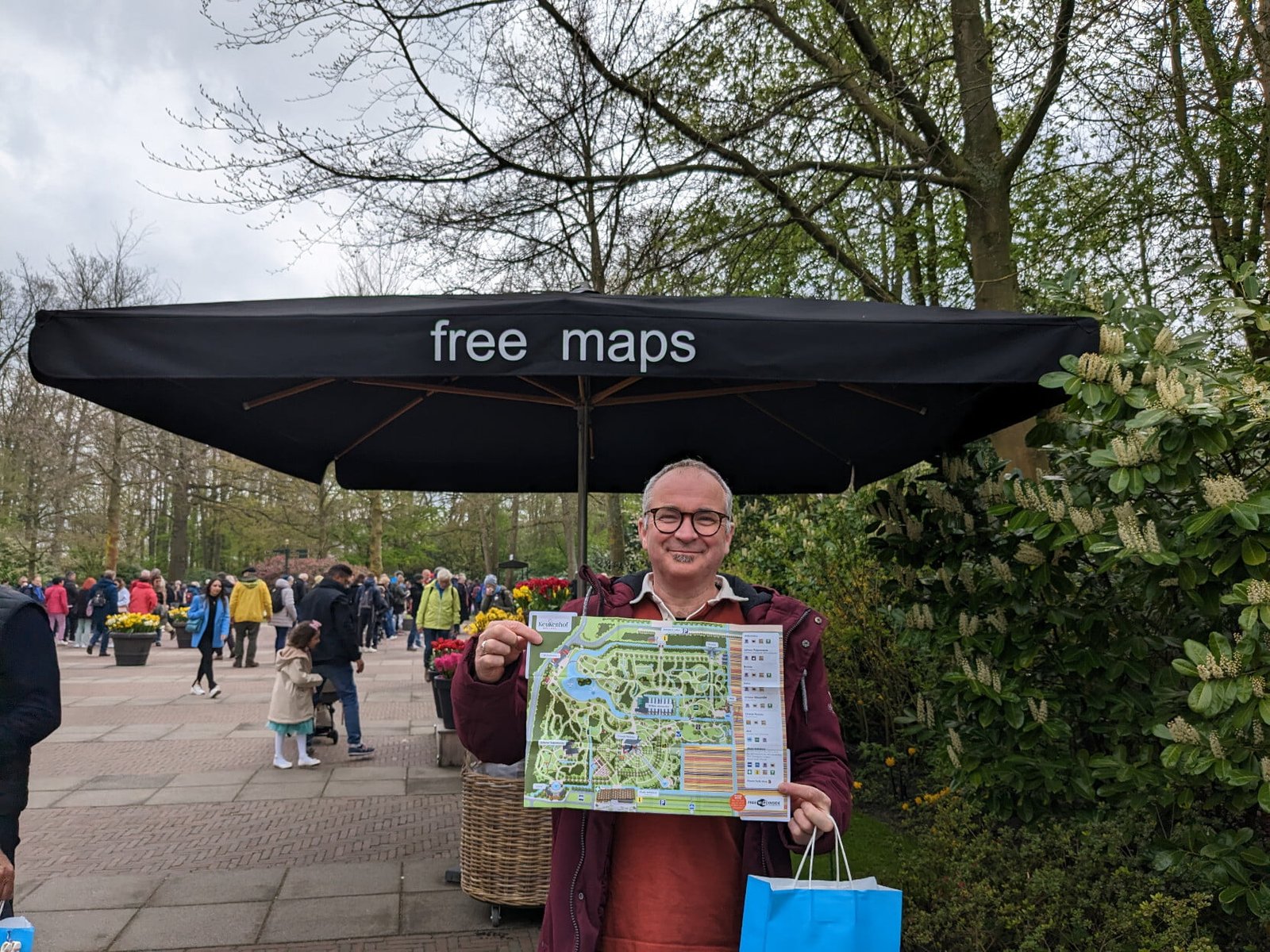 Recycled Map Plant Pots at eh Keukenhof Gardens – Mappery