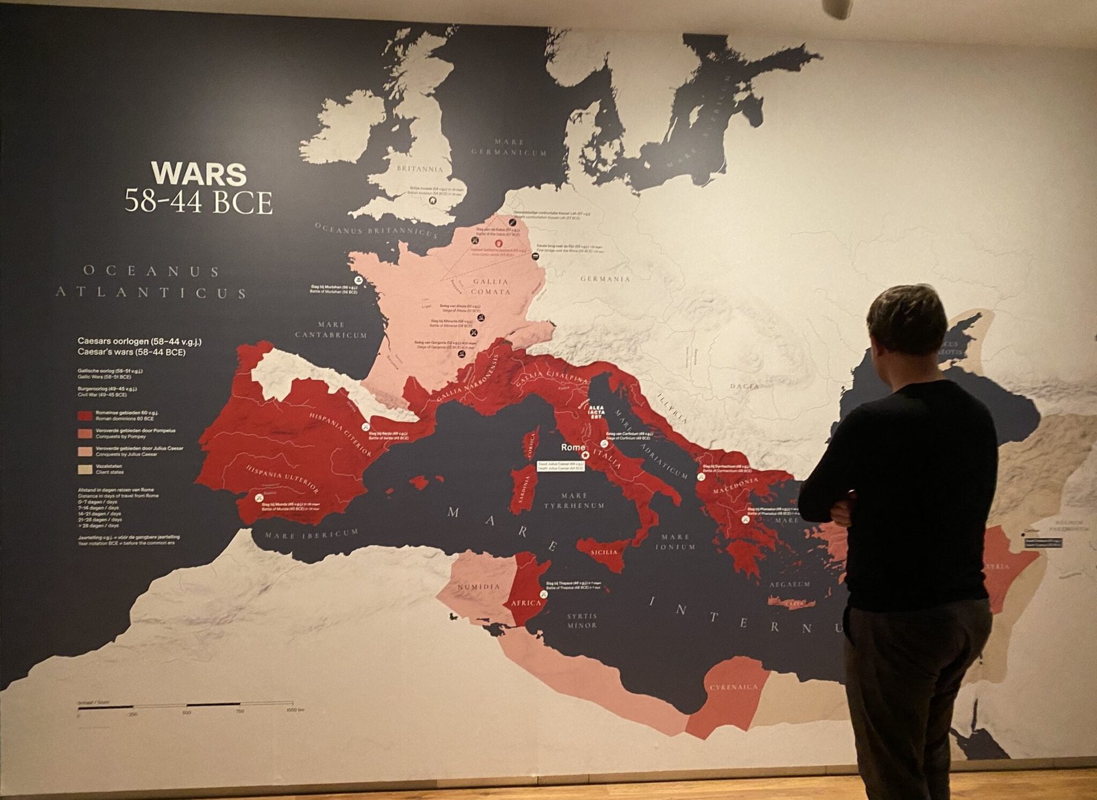 The Roman Empire at the Time of Julius Caesar – Mappery