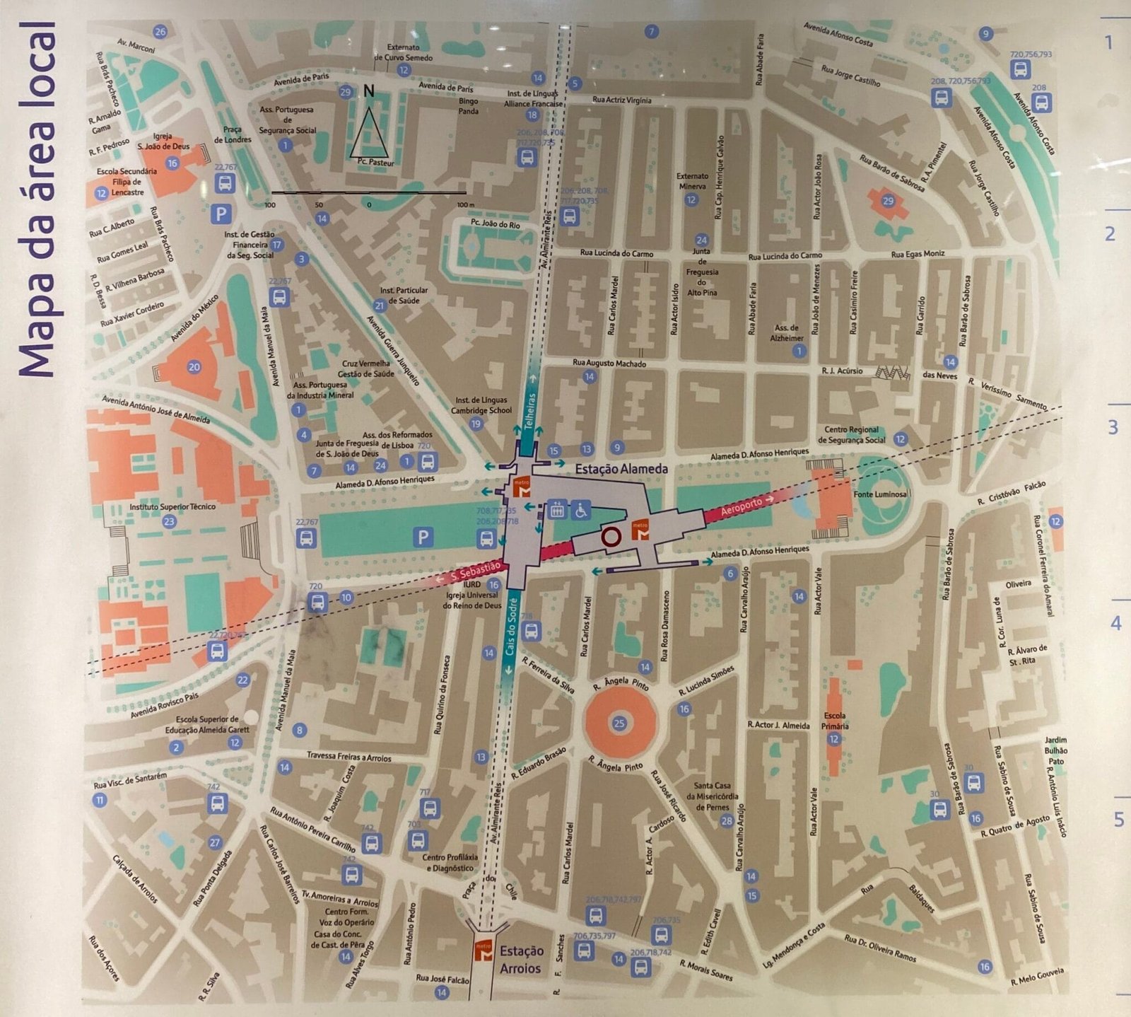 Lisbon Metro Map – Mappery