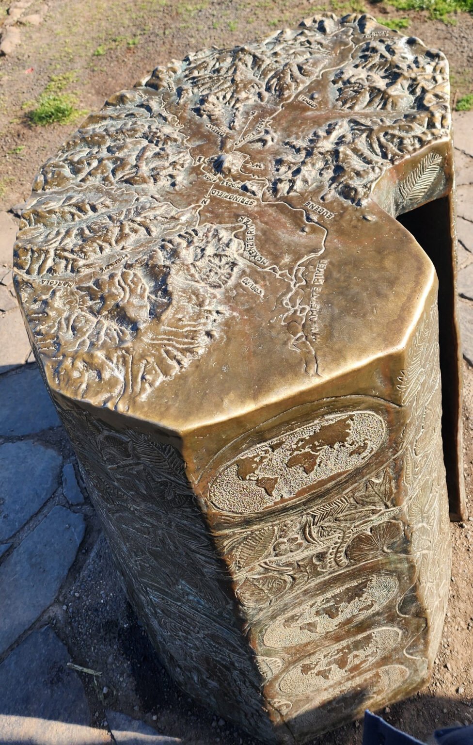 Bronze orientation map – Mappery