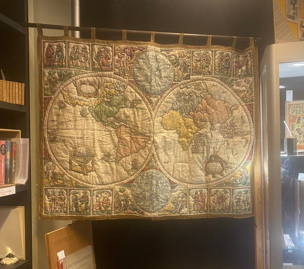 Embroidered World Map – Mappery