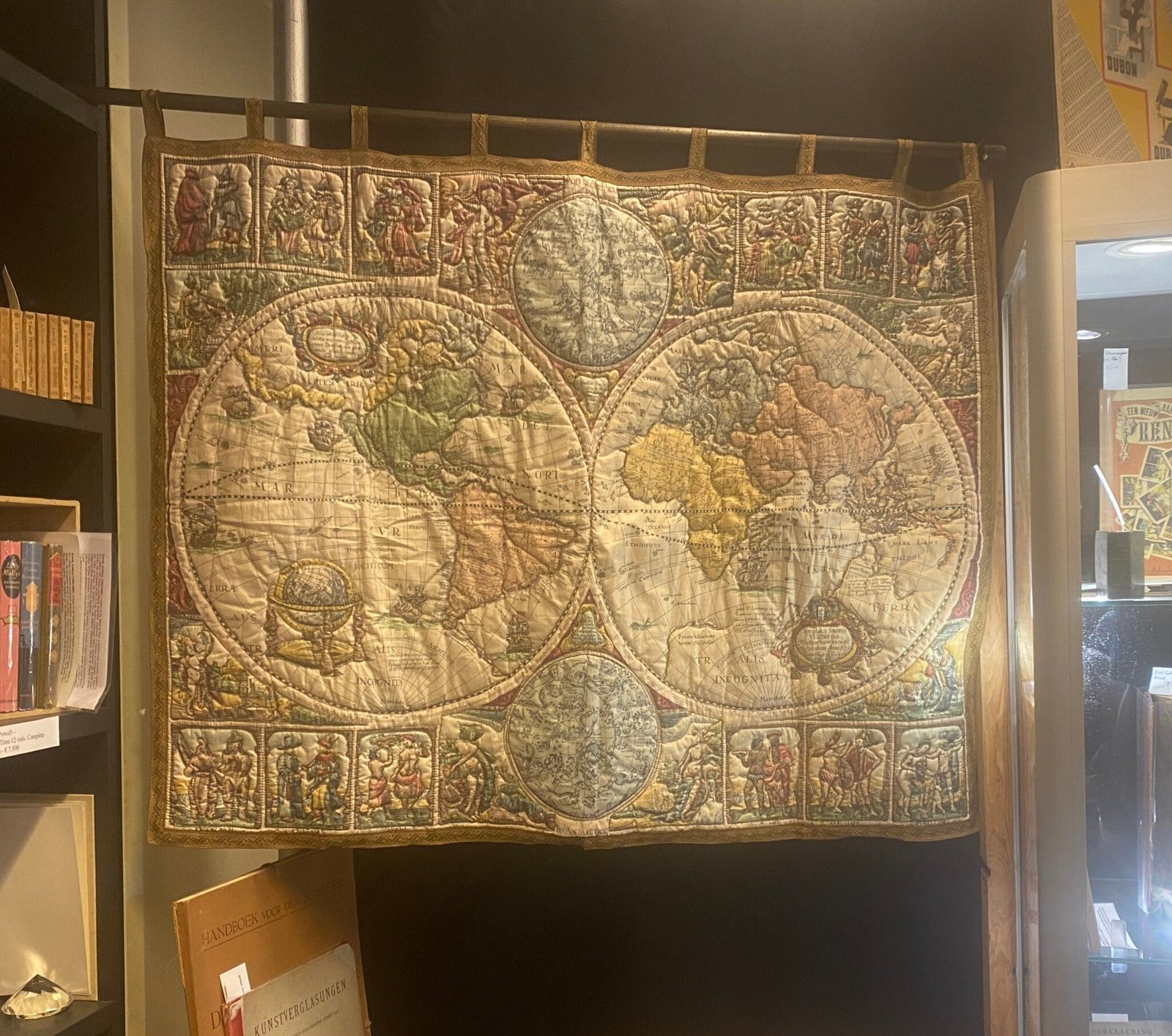 Embroidered World Map – Mappery